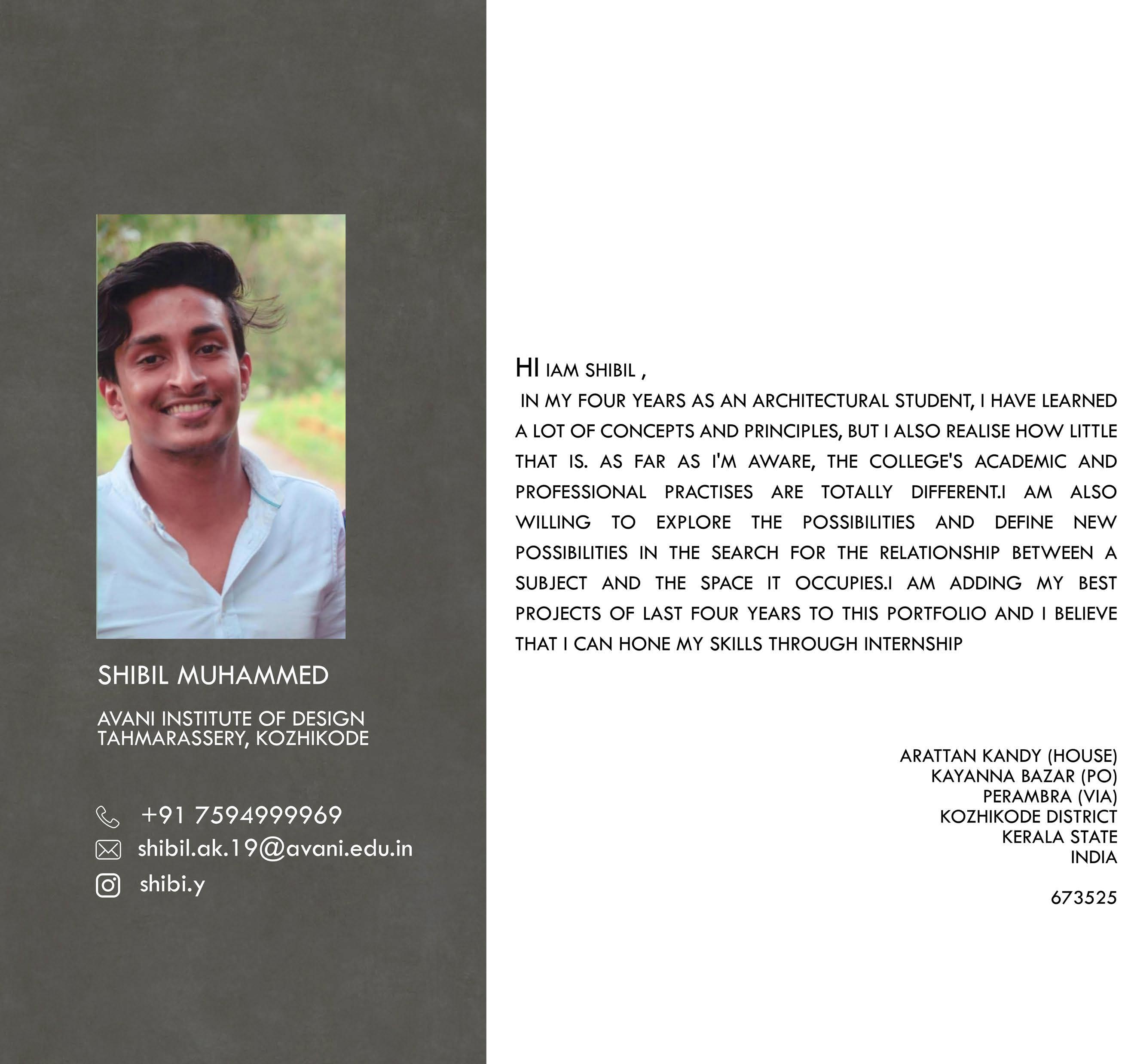 SHIBIL MUHAMMED UG ARCHITECTURAL PORTFOLIO by SHIBIL_MUHAMMED - Issuu