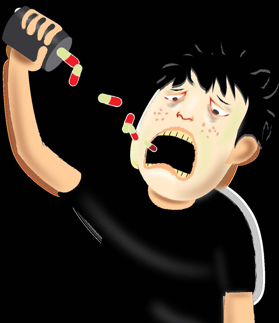 Drug Addict Face Animation