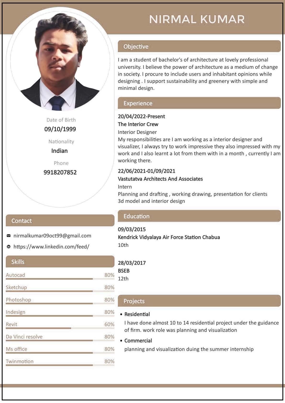 ARCHITECTURE PORTFOLIO by Nirmal Kumar - Issuu