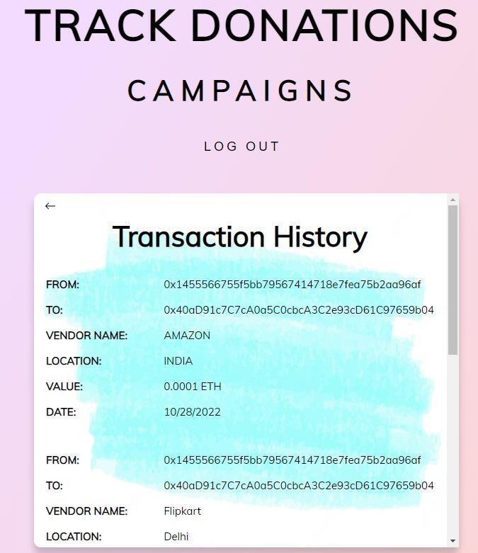 Donation Tracking System using Blockchain by IRJET Journal - Issuu