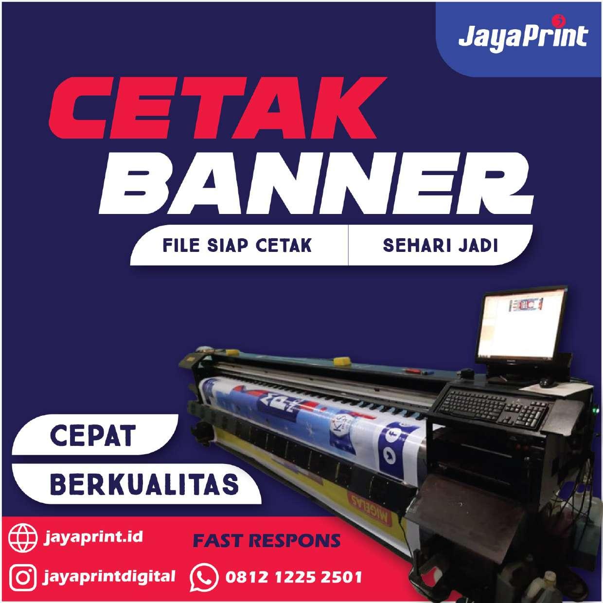 (Jaya Print) 0812 1225 2501 | Tempat Cetak Banner Murah by Tempat Cetak ...