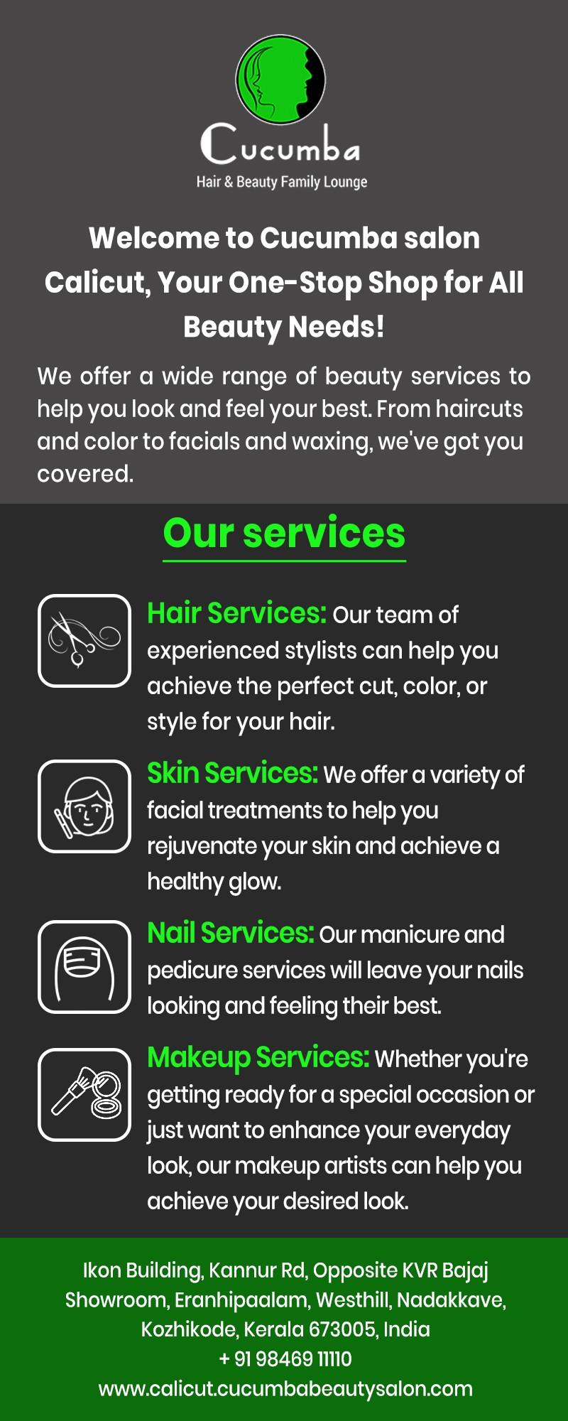 Cucumba Salon Calicut | Cucumba by Cucumba Hair and Beauty Salon - Issuu