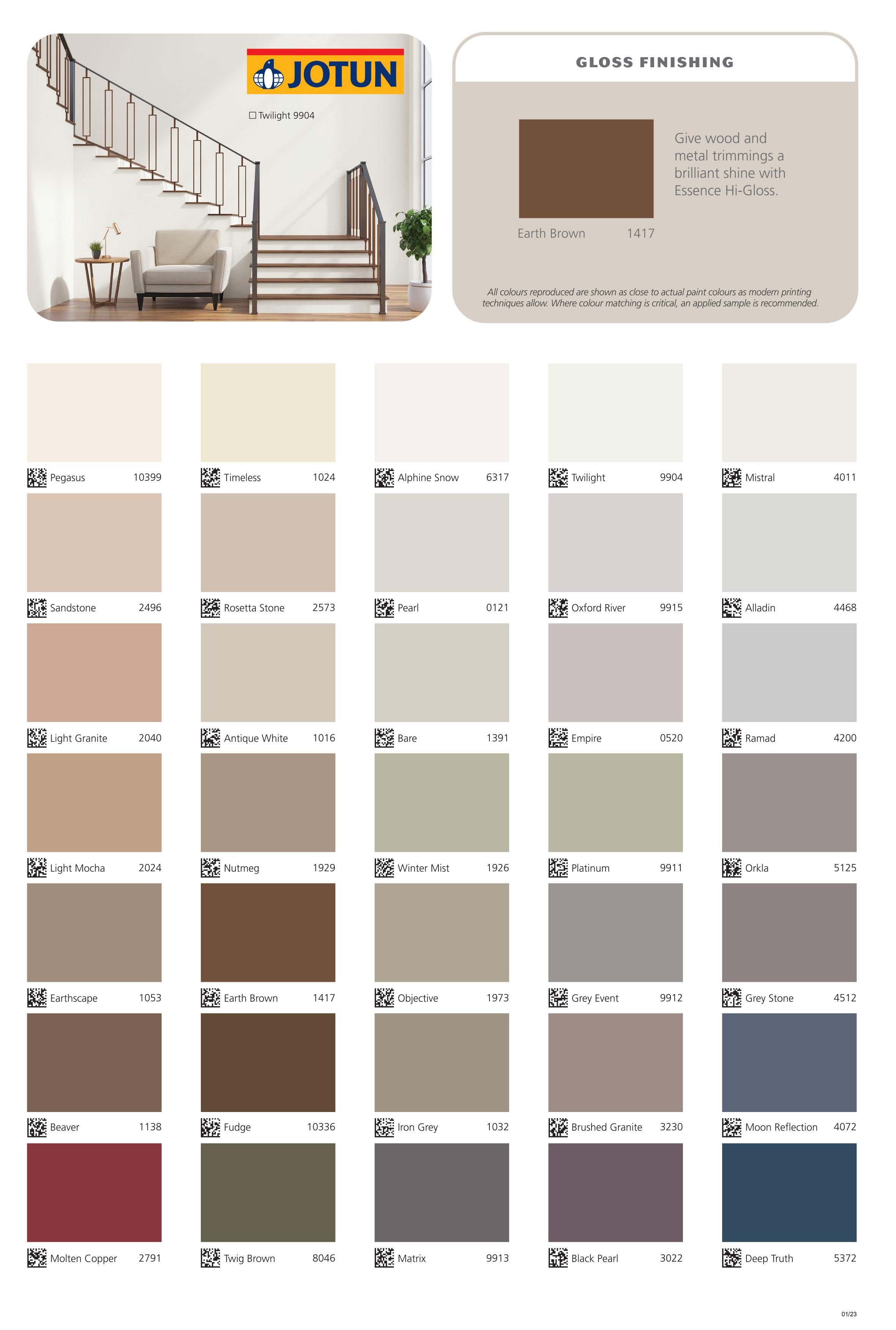 Jotun-Essence Color Card 2023 - MYSG by Jotun Paints Asia - Issuu