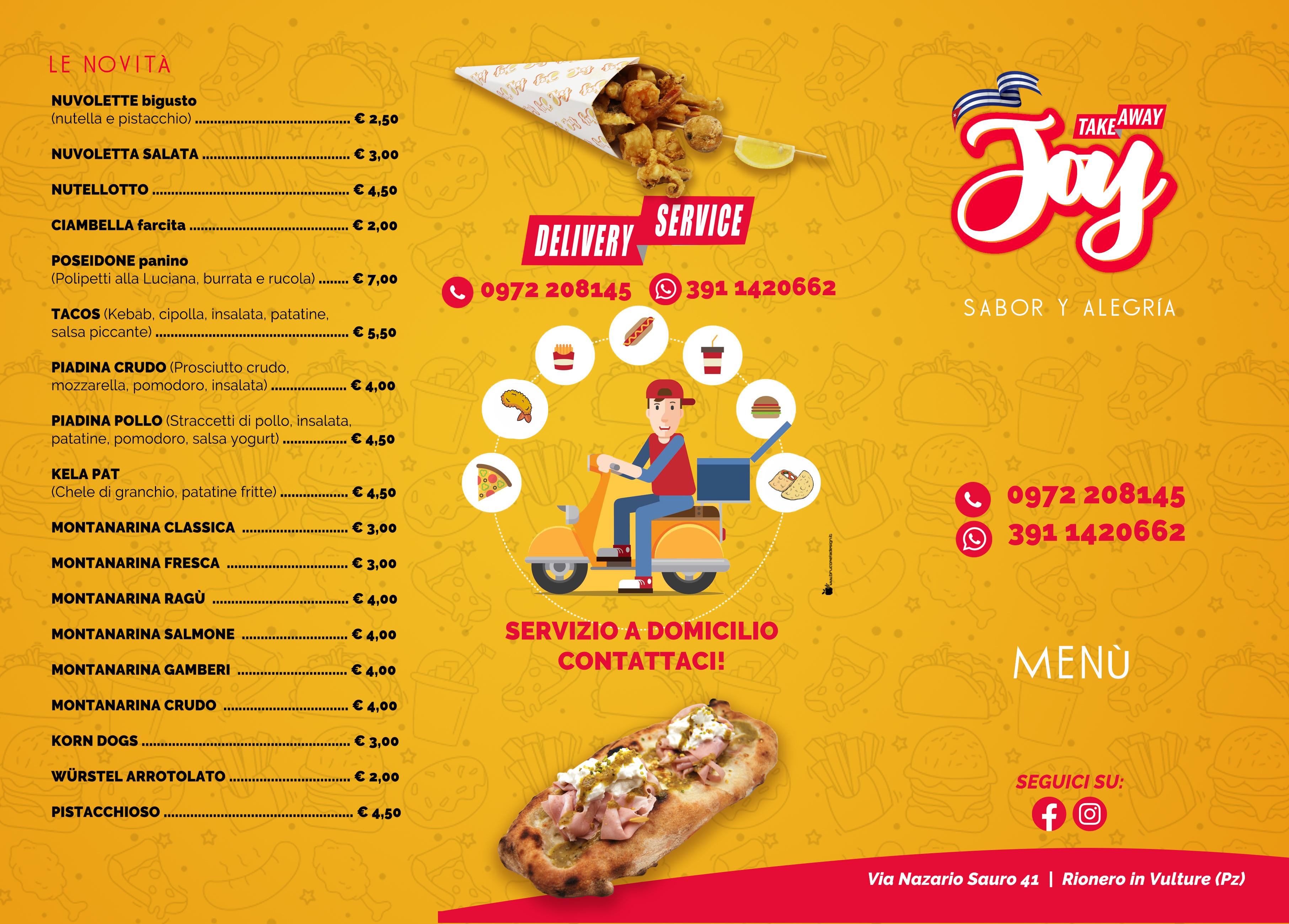 JOY MENU' 2023 by Daniele Bracuto - Issuu