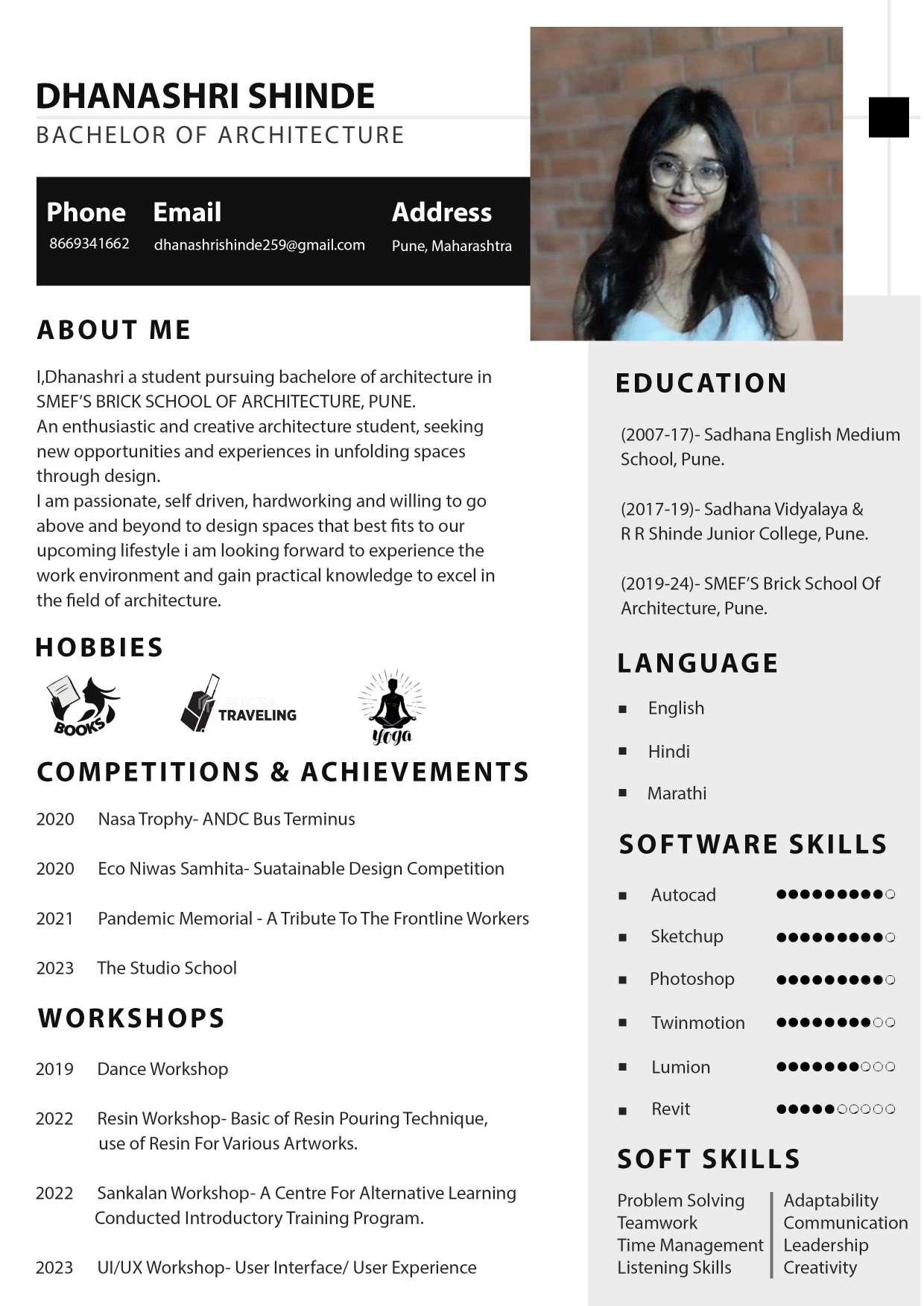 Undergraduate Architecture Portfolio || Dhanashri Shinde by Dhanashri Shinde - Issuu