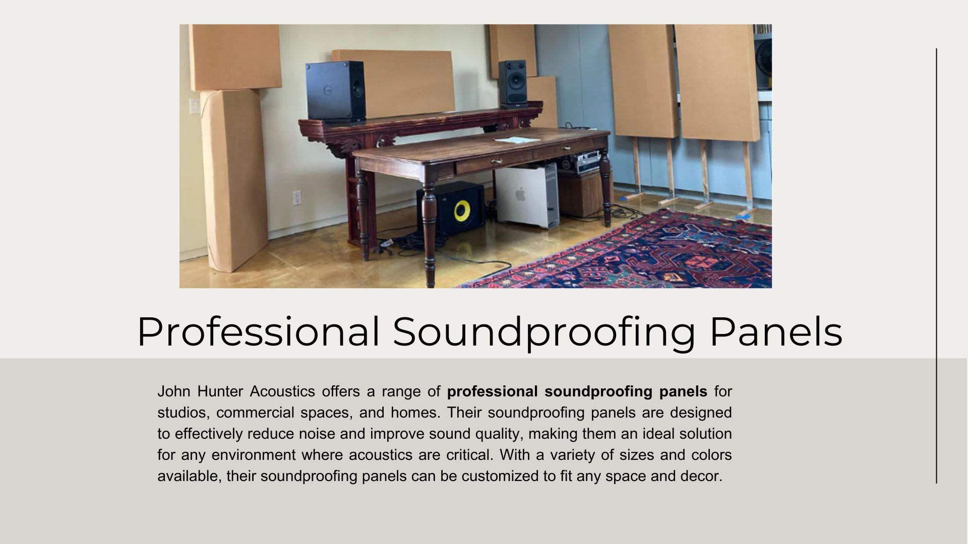 Stylish Acoustic Surfaces by John Hunter Acoustics - Issuu
