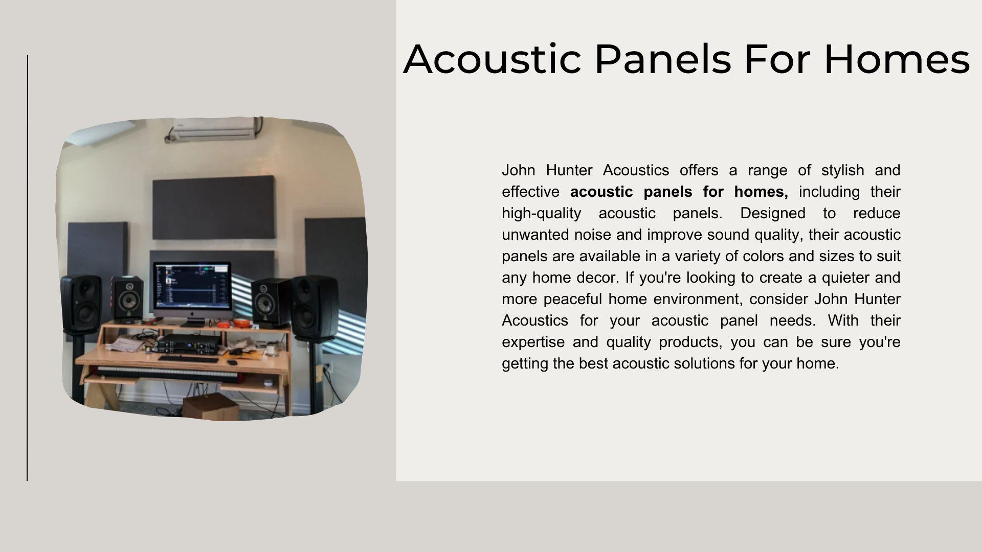 Stylish Acoustic Surfaces by John Hunter Acoustics - Issuu