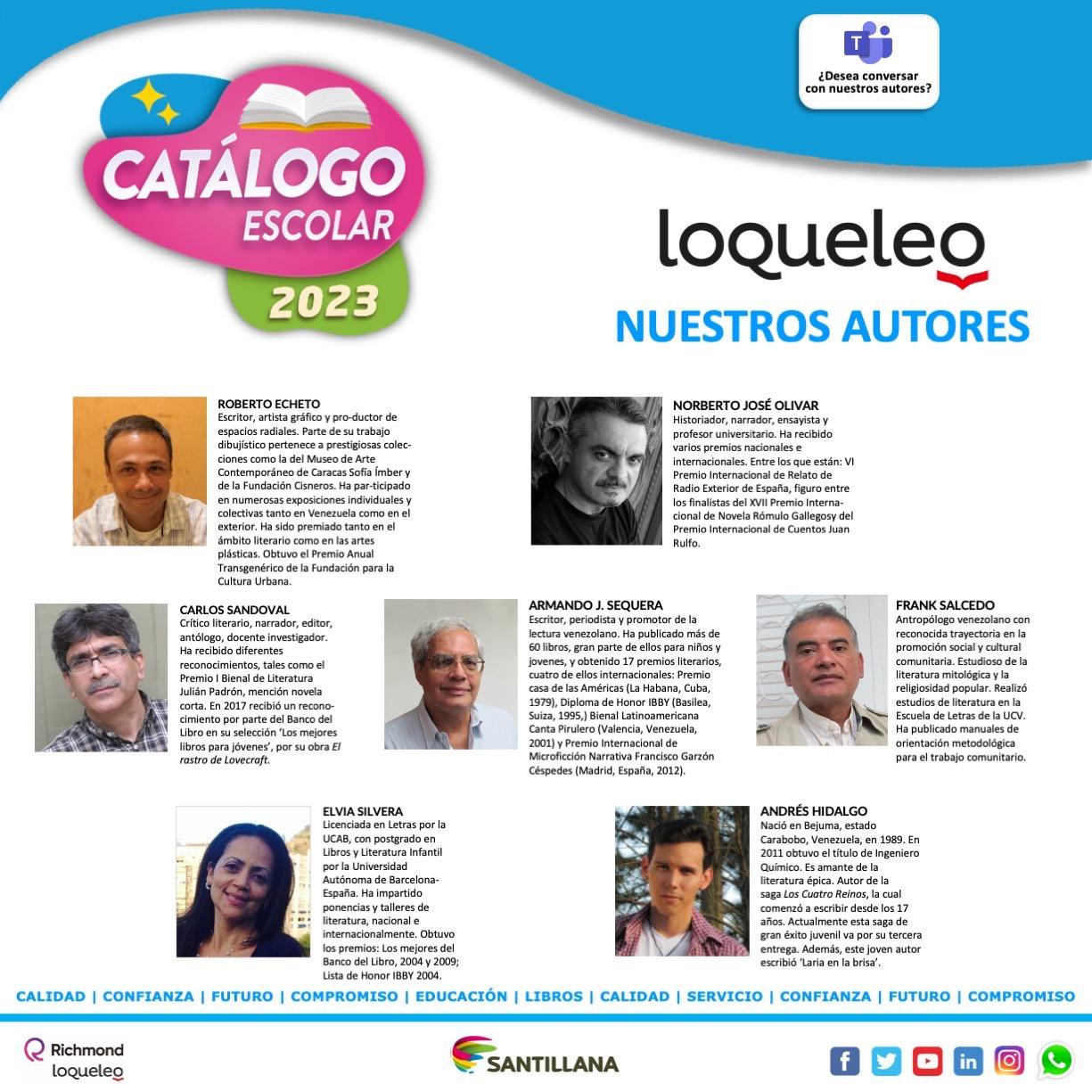 Catálogo 2023 - LOQUELEO by SANTILLANA VE (2023) - Issuu