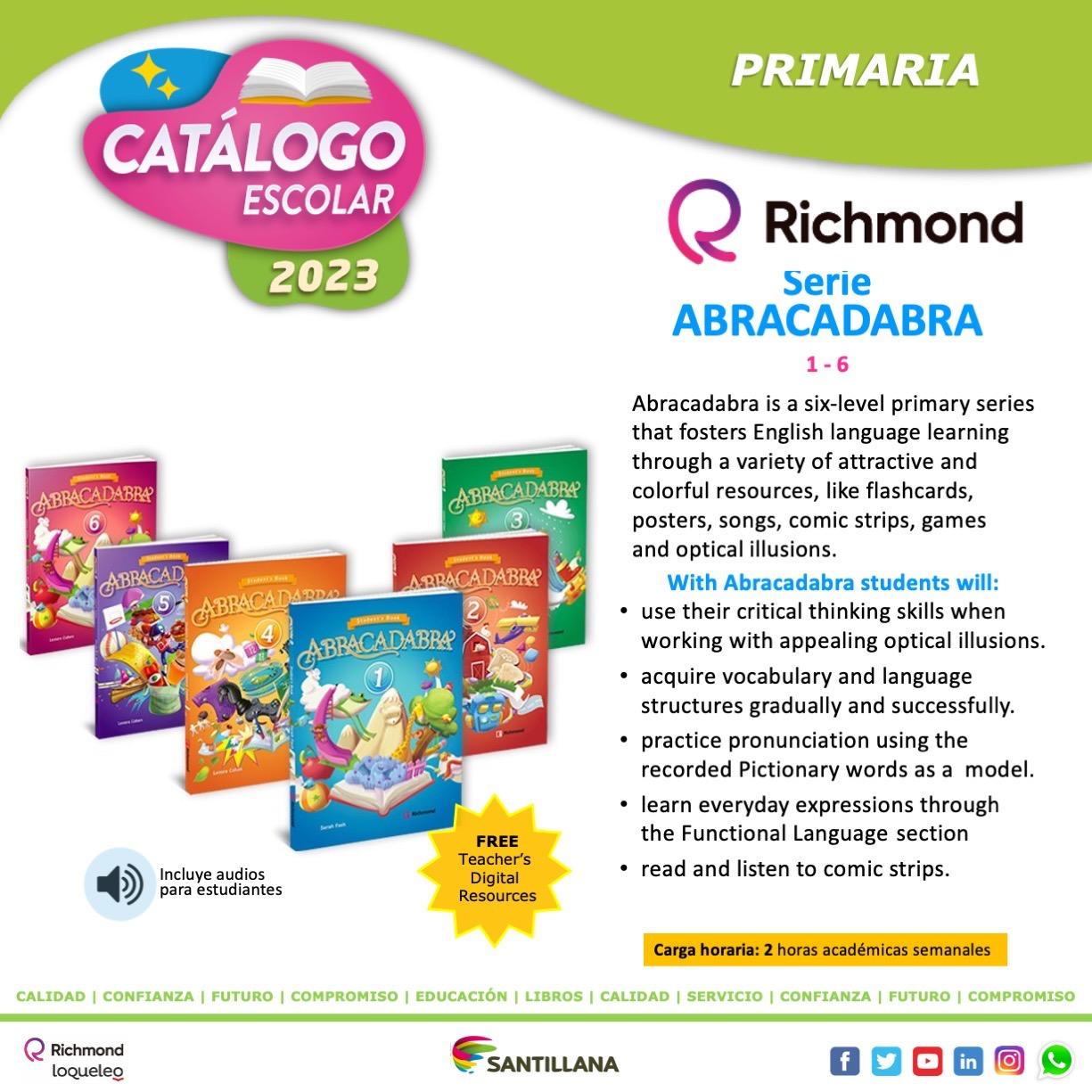 Catálogo 2023 - RICHMOND by SANTILLANA VE (2023) - Issuu