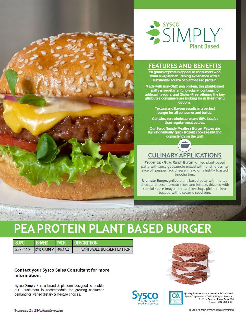 Elevating Your Menu: Plant Based Products Toolkit by Sysco Canada - Issuu