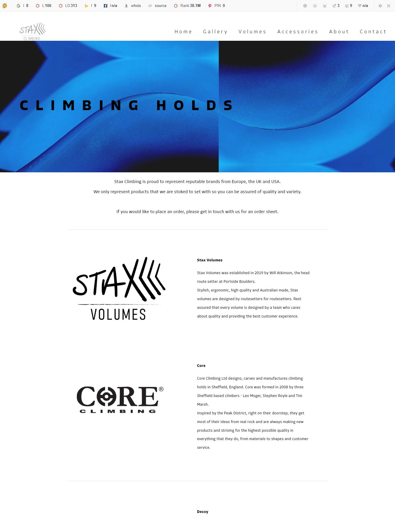 Climbing Holds Australia by Stax Climbing - Issuu