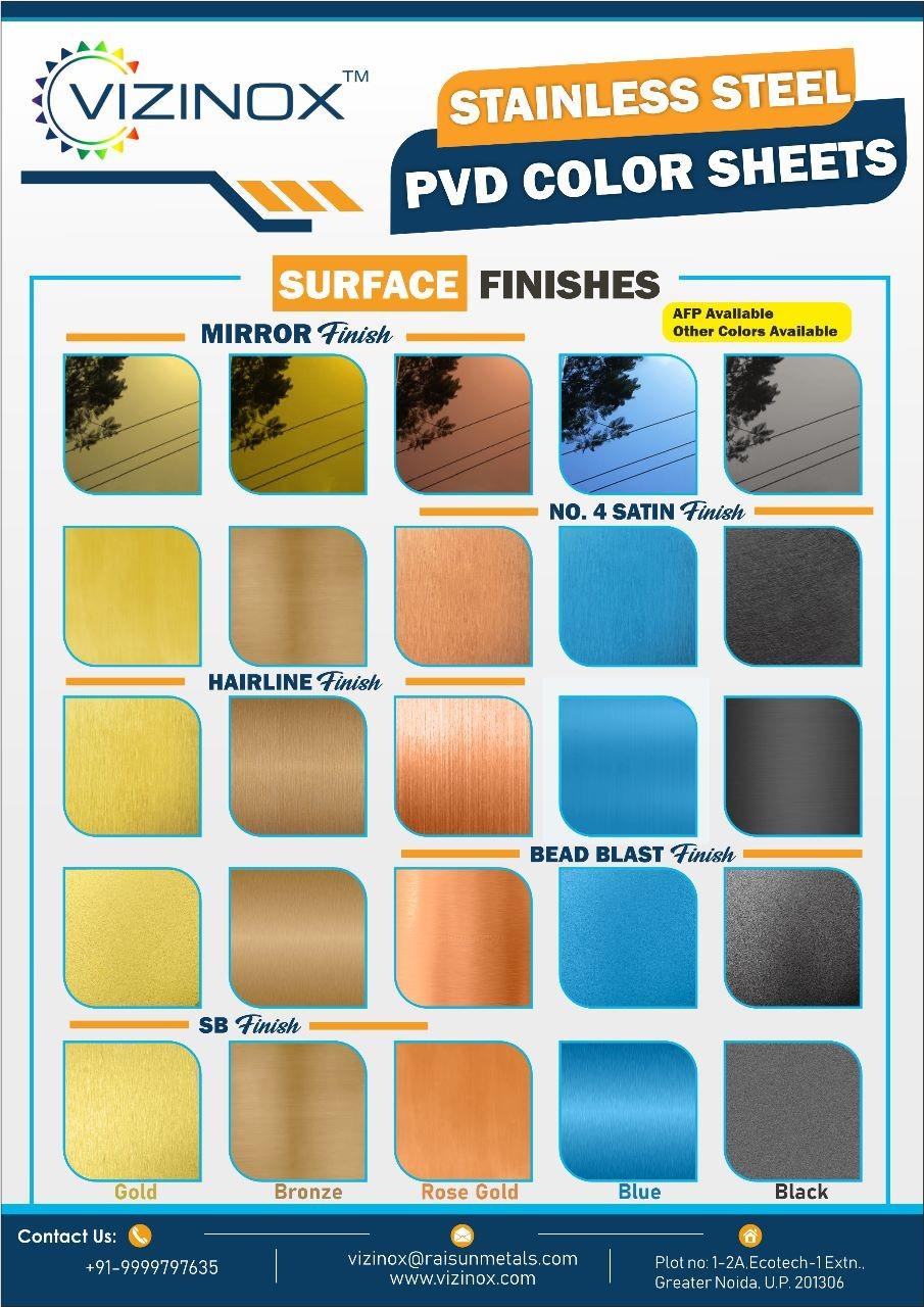 Pvd Coating Color Guide