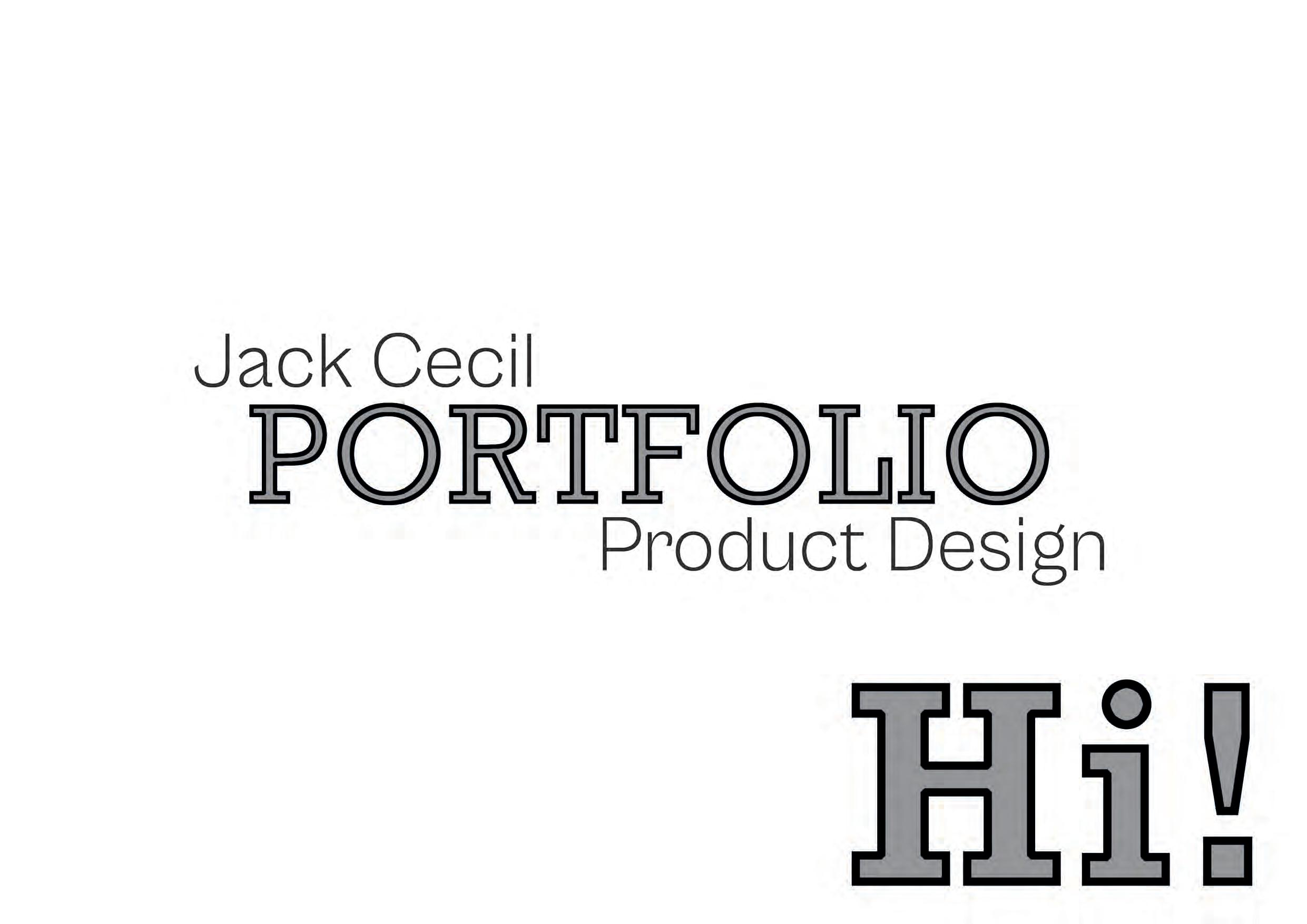 Jack Cecil - Product Design Portfolio 2023 by Jack Cecil - Issuu