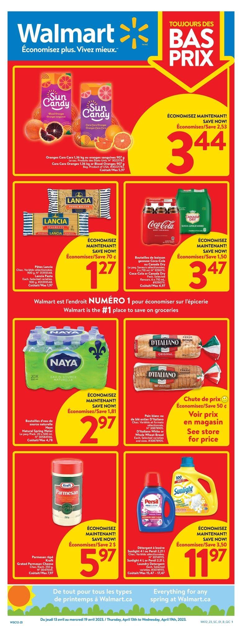 Circulaire Walmart Valide du jeudi 13 avril au mercredi 19 avril, 2023 by Circulaire-en-ligne.ca ...