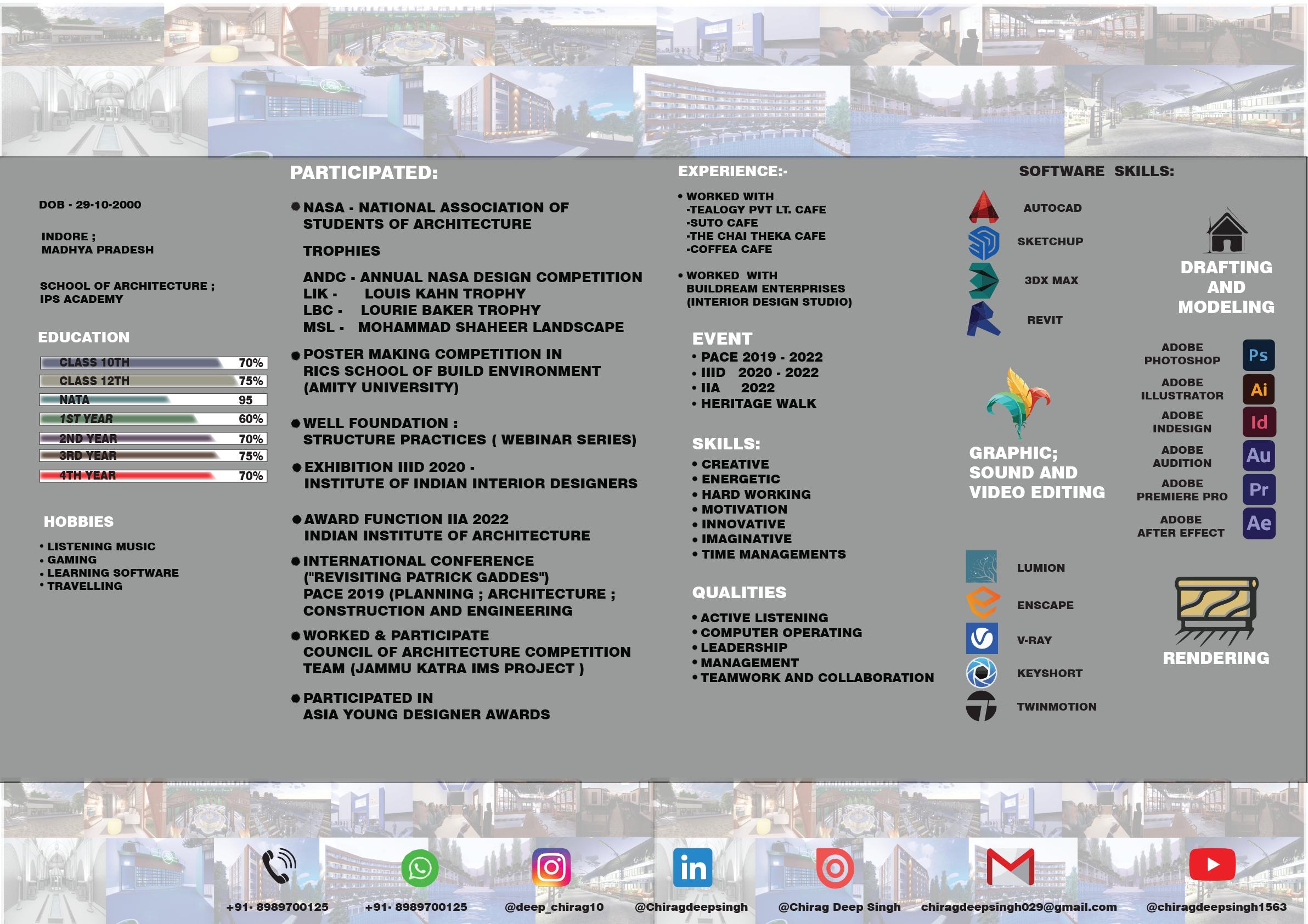 ARCHITECTURAL PORTFOLIO by Chirag deep Singh - Issuu