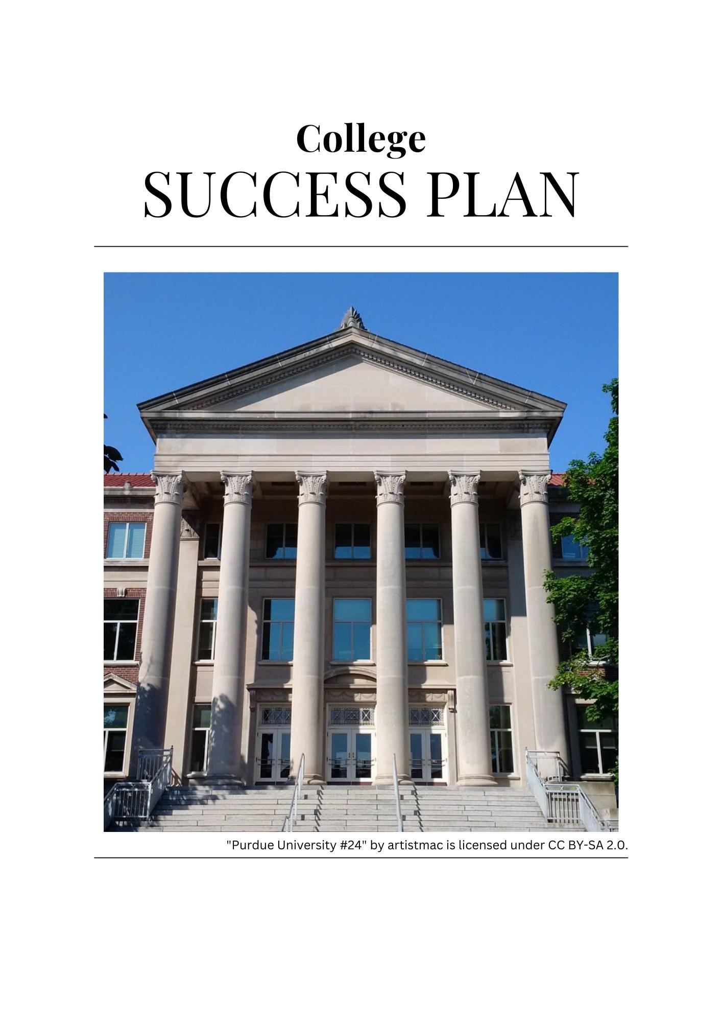 College Success Plan by Seager Johnson - Issuu