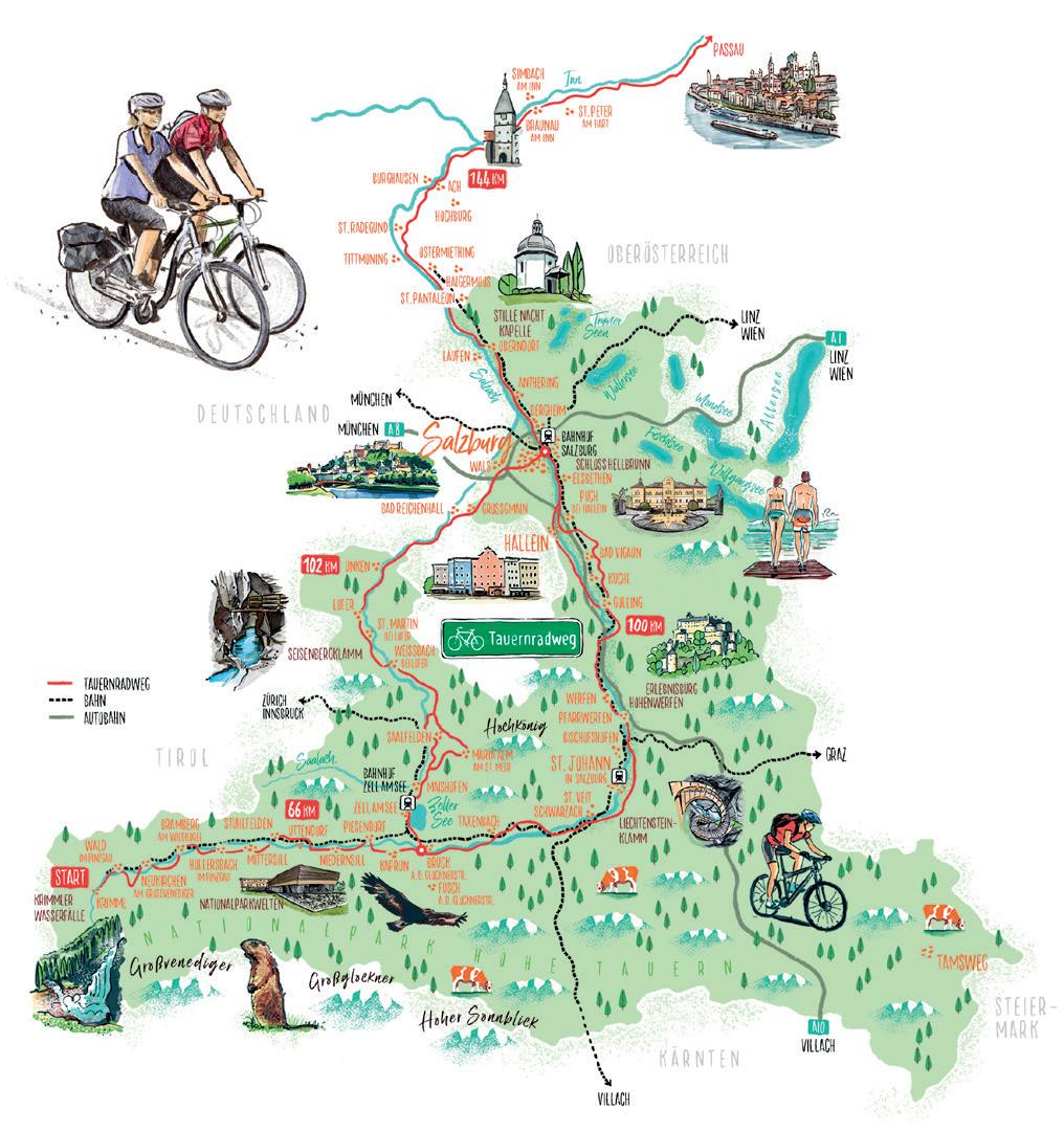 Tauernradweg Folder 2023 by SalzburgerLand - Issuu