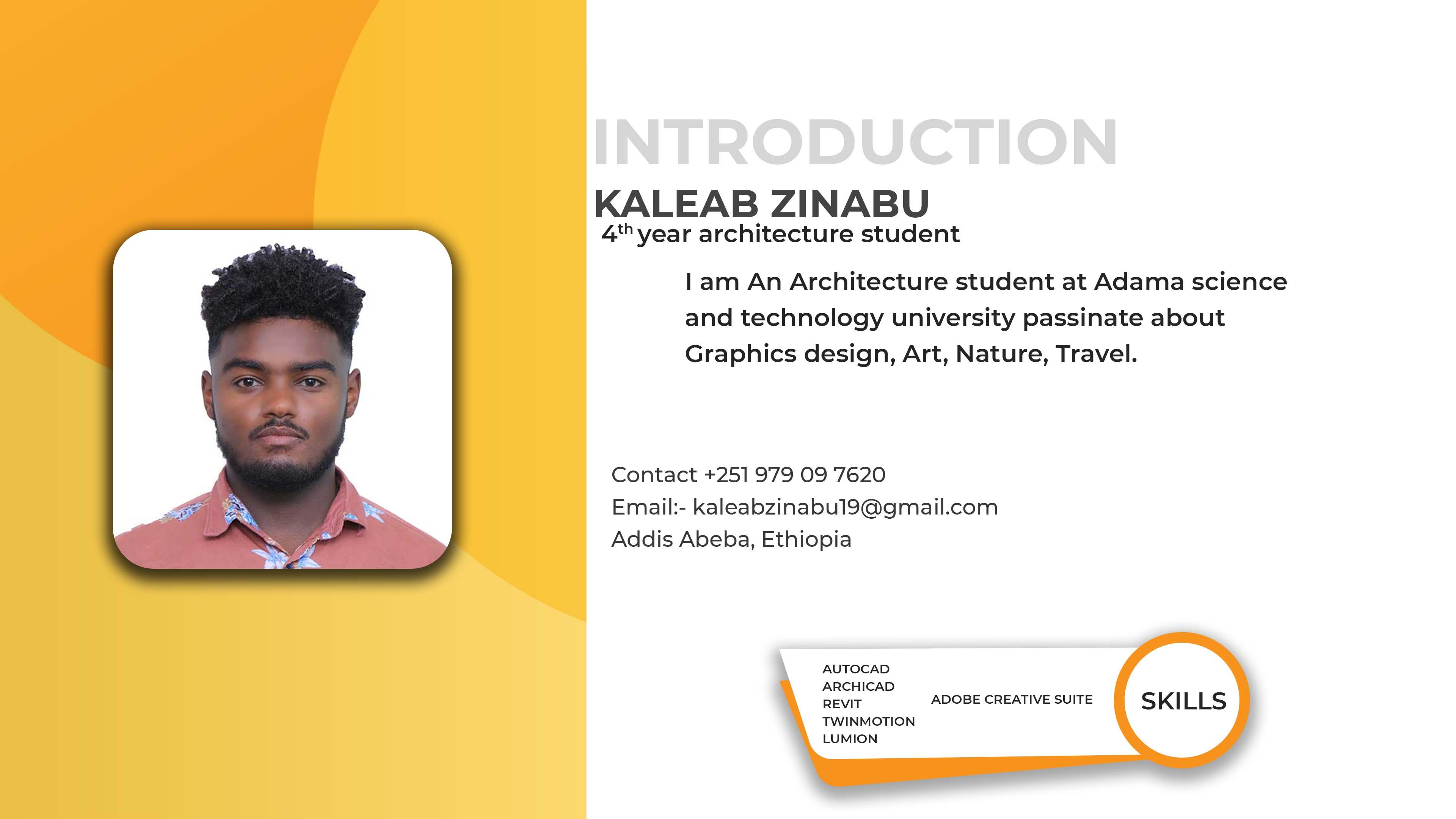 ARCHITECTURAL PORTFOLIO..Kaleab Zinabu by Kaleab Zinabu - Issuu