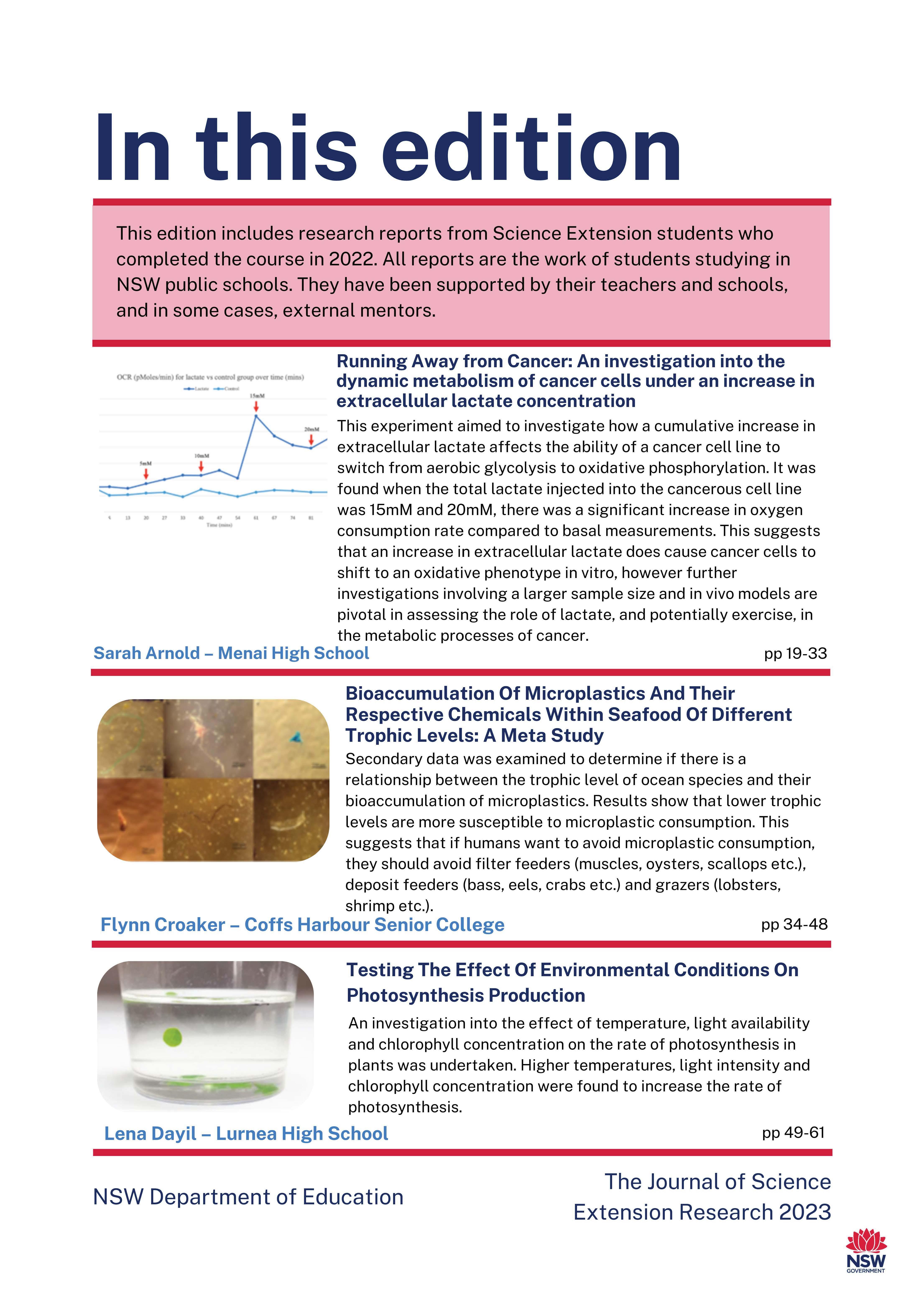 The Journal of Science Extension Research – Vol. 2, 2023 by Science ...