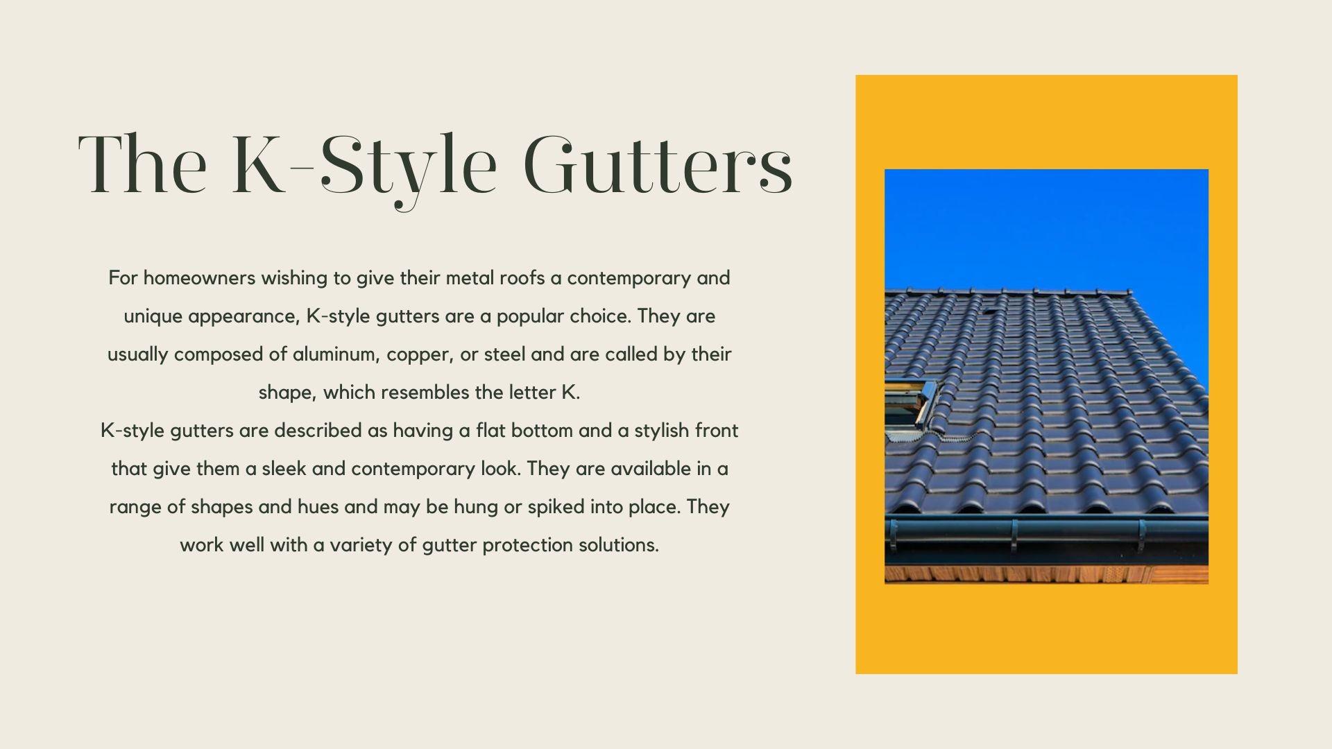 What are the best types of gutters for metal roofs? by ...