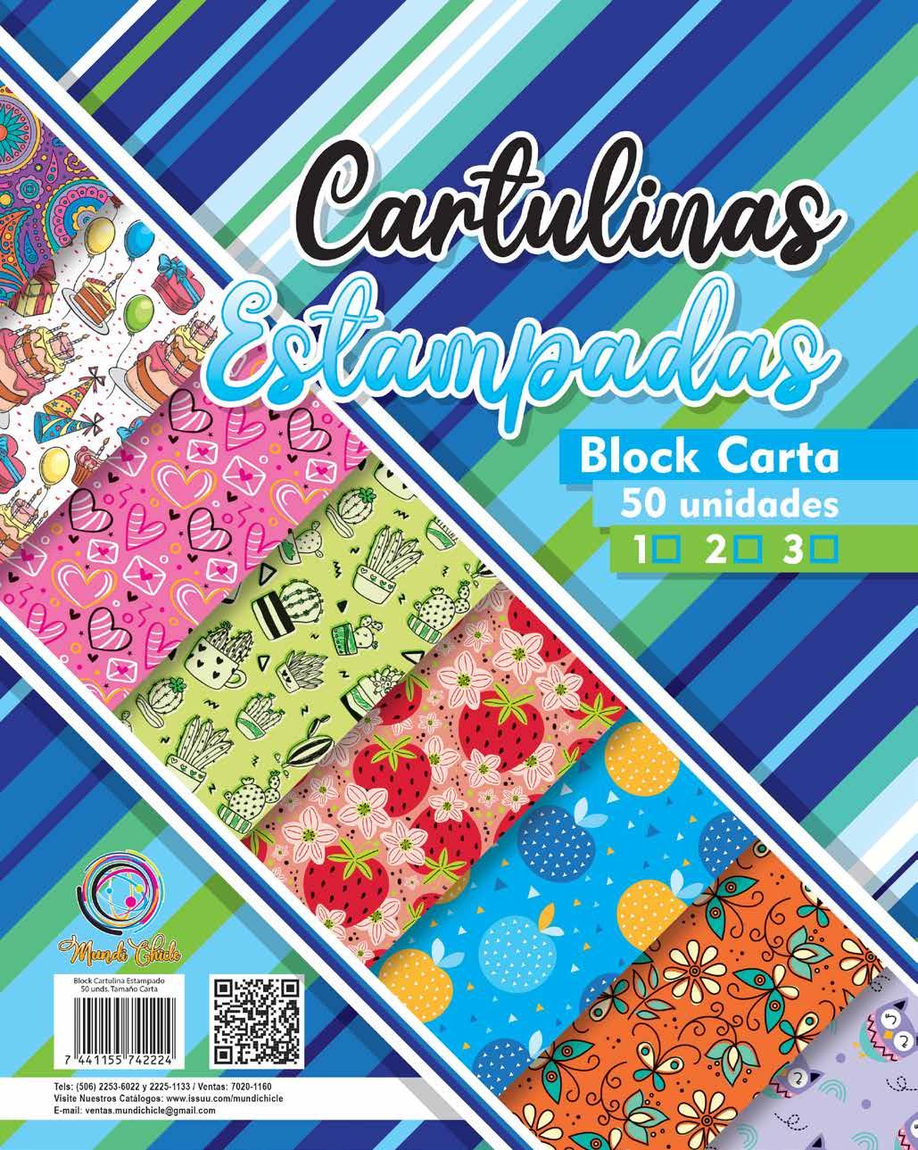 Cartulinas Block Tamaño Carta by Mundi Chicle S.A - Issuu