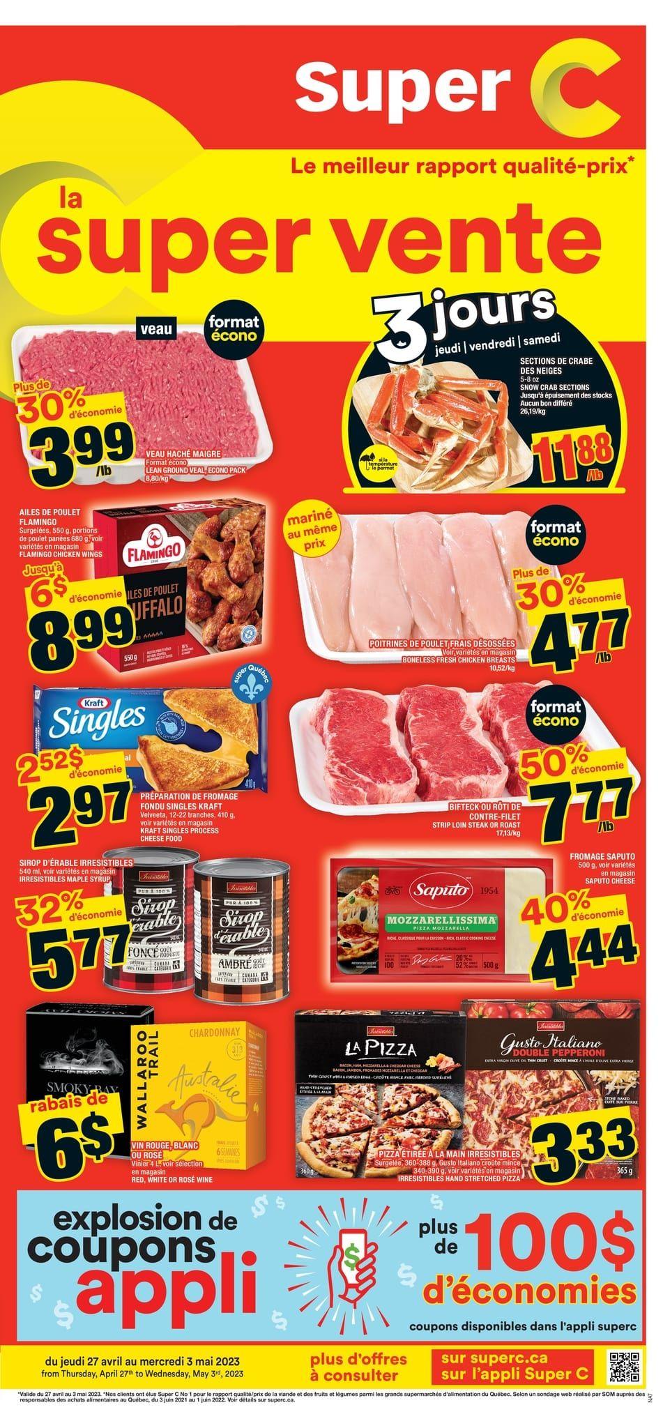 Circulaire Super C du 27 avril au 3 mai 2023 by Circulaire-en-ligne.ca ...