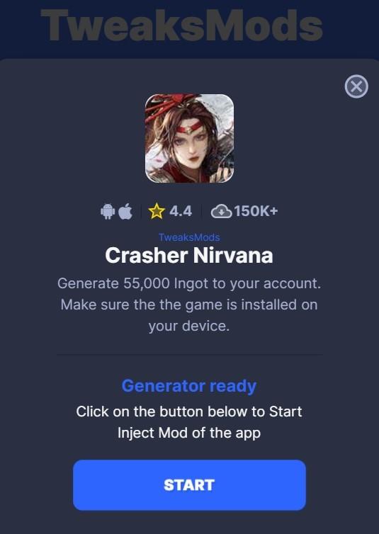 Crasher Nirvana Mod 55k Ingot Ios And Android 2023 By Crasher Nirvana