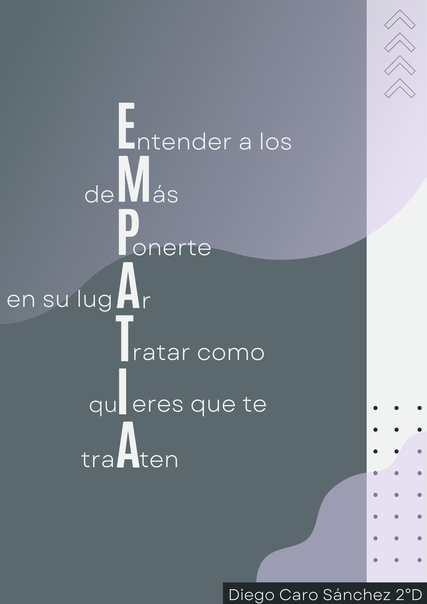 Acróstico Com A Palavra Empatia - BRAINCP