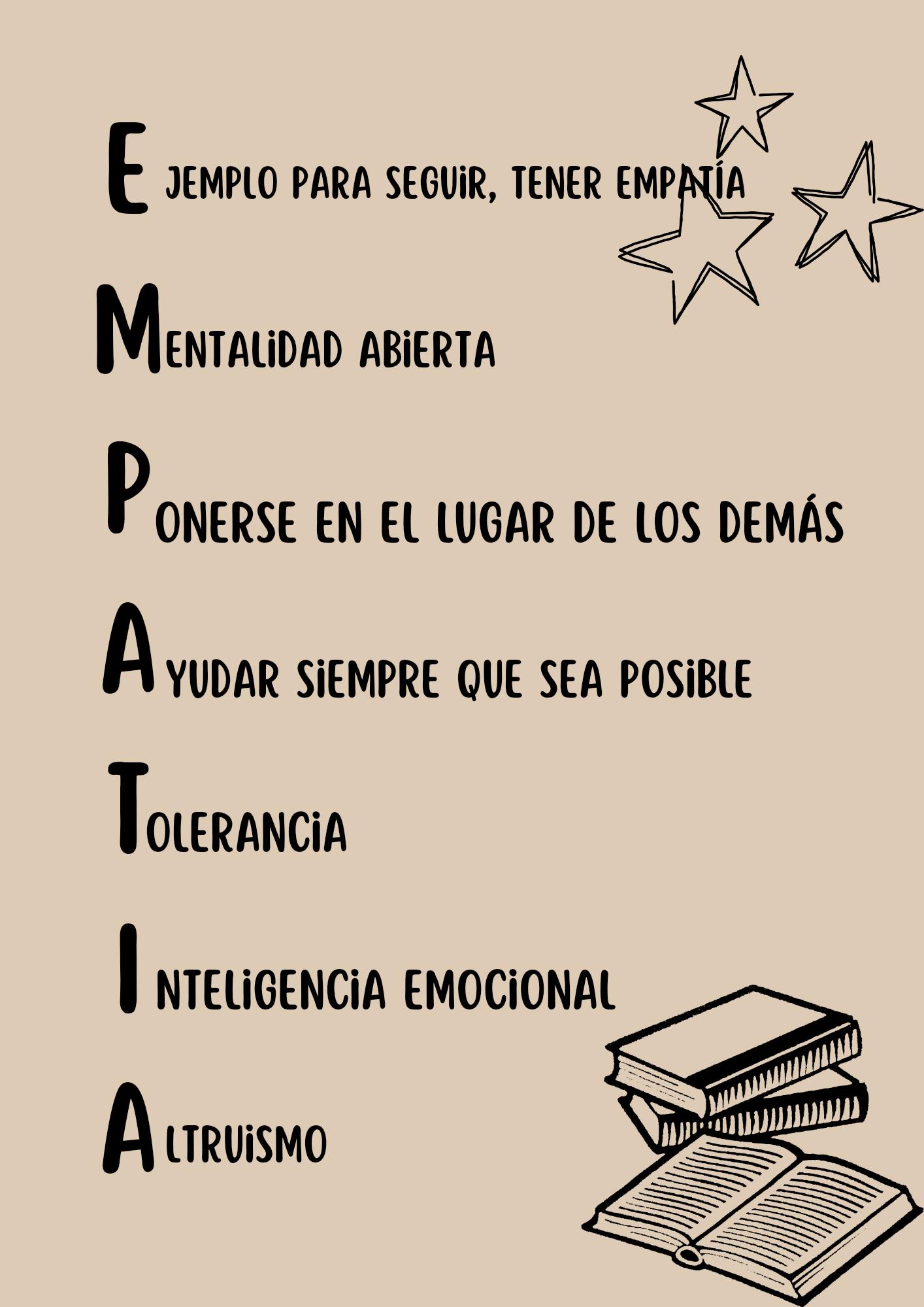 Acróstico Com A Palavra Empatia - BRUNIV