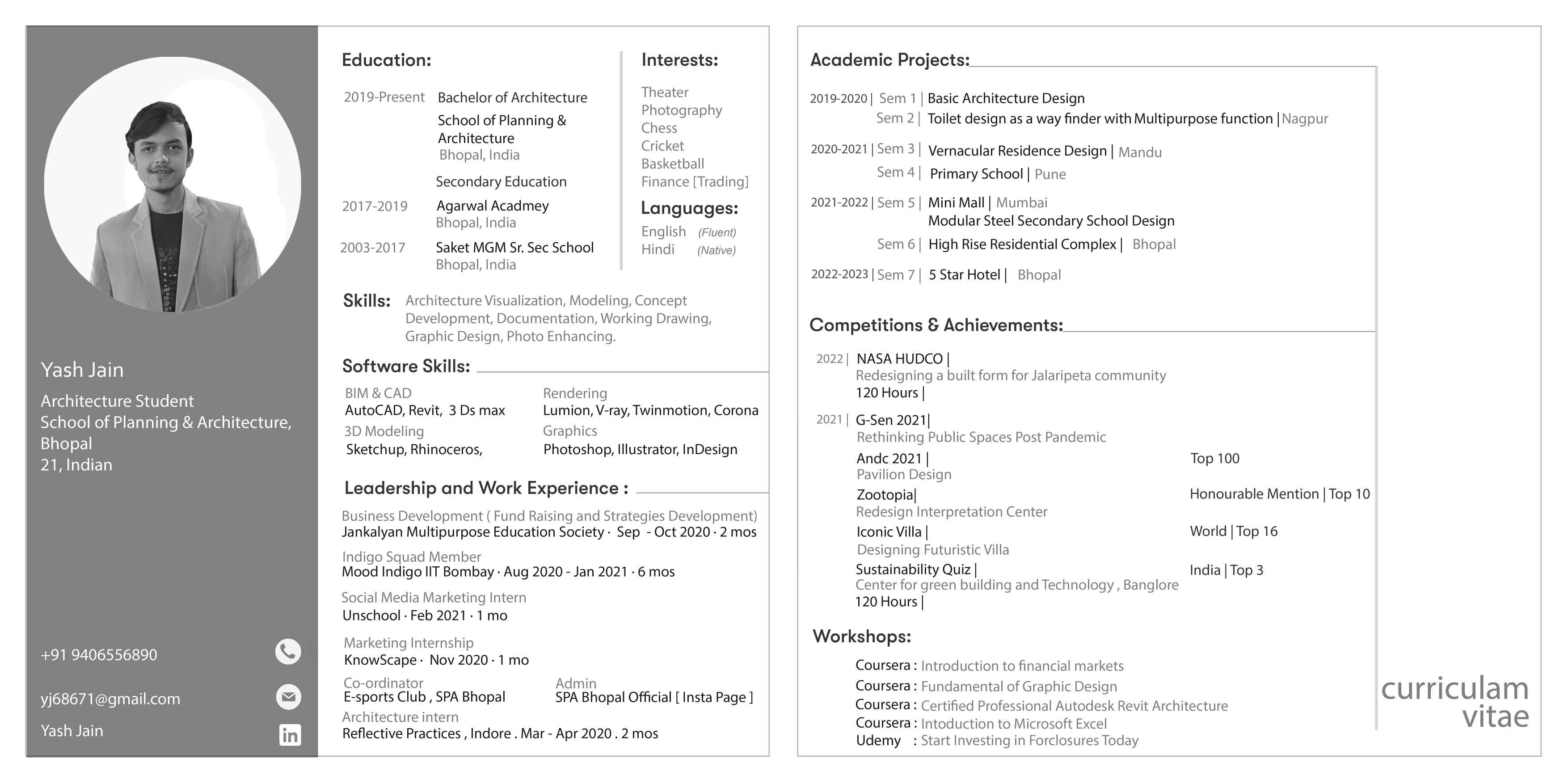 Yash Jain | Architectural + Design Portfolio | 2019-22 | SPA Bhopal by YASH JAIN - Issuu