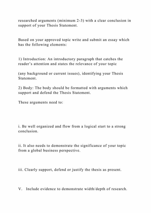 Final Essay Writing Assignment Worth Of Course .Docx by Nicole Gylys ...