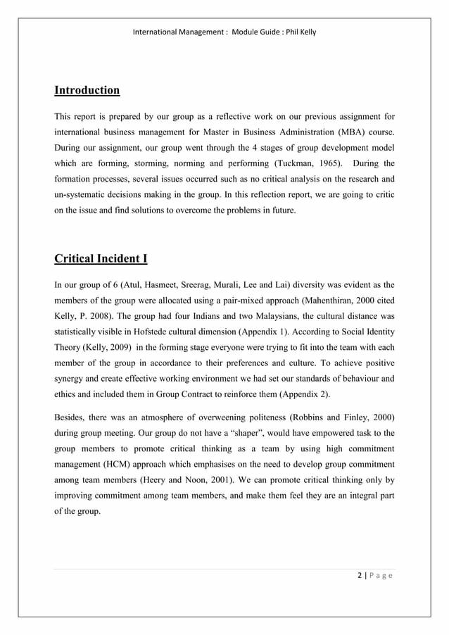Reflection Report - Dyson Case Study by atonoral1971 - Issuu