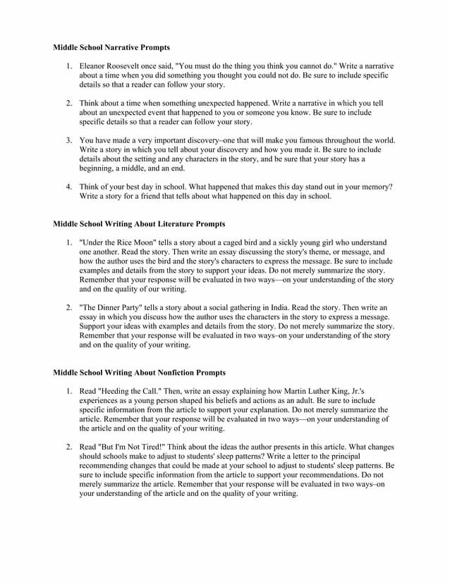 Writing Prompts by Laurie Lunn - Issuu