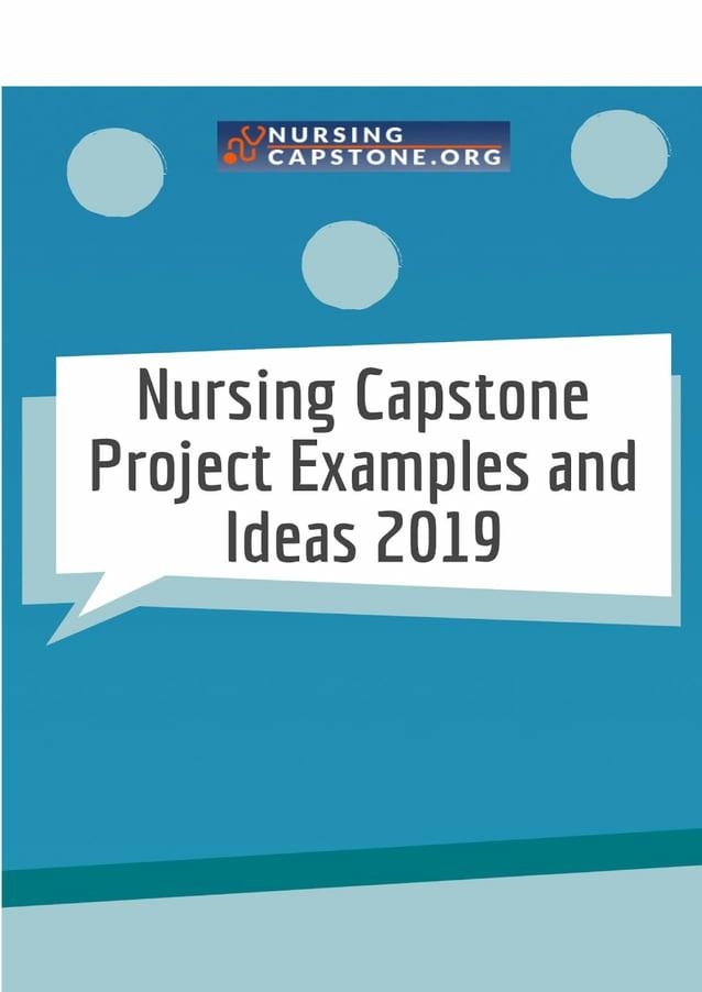 Nursing Capstone Project Examples And Ideas by Cristina Garcia - Issuu Nursing Capstone Project Examples And Ideas by Cristina Garcia - Issuu