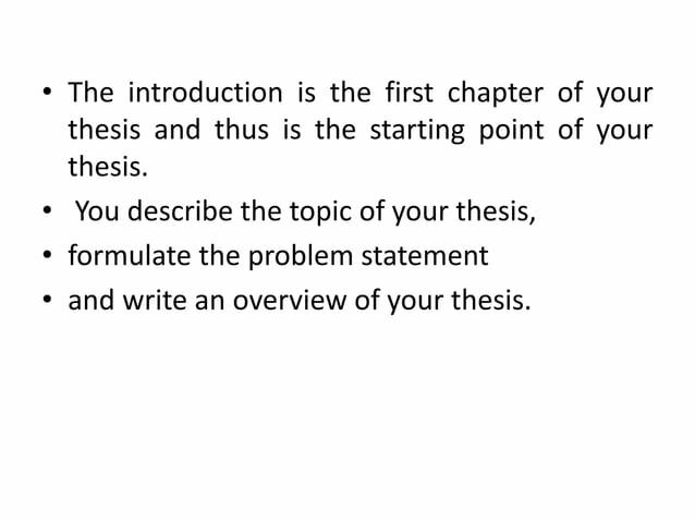 How To Write Introduction Of Thesis by Lynn Cox - Issuu