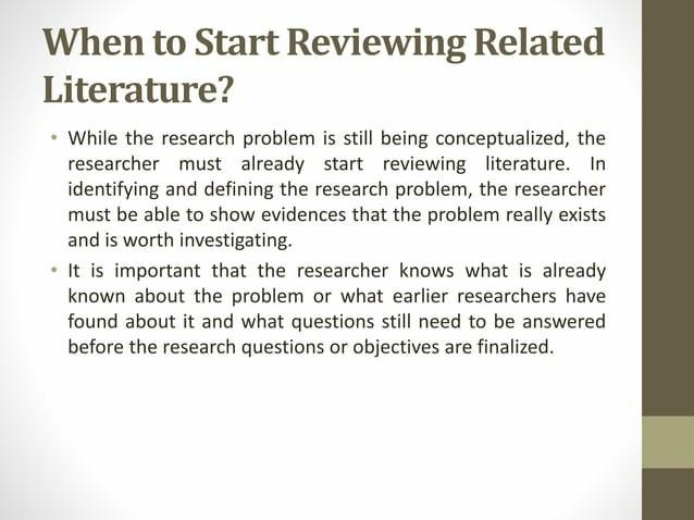 Review Of Related Literature Presentation by Kristina Dunbar - Issuu