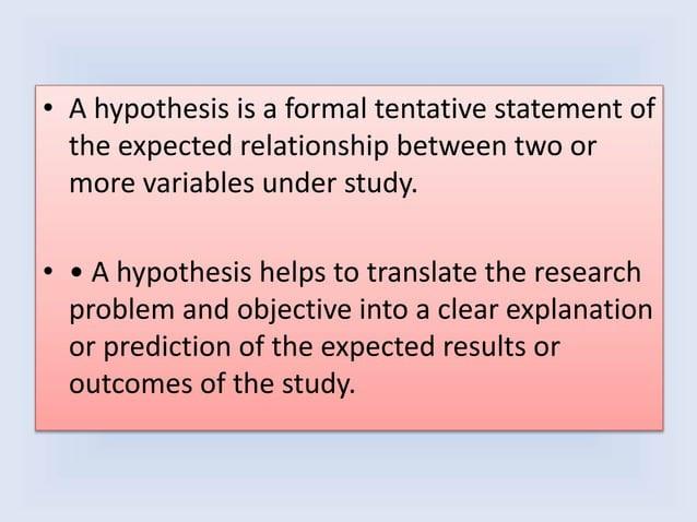 Types Of Research Hypothesis