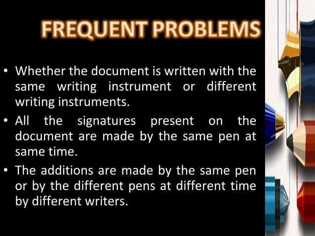 Influence Of Writing Instrument On Handwriting by Linda Smith - Issuu