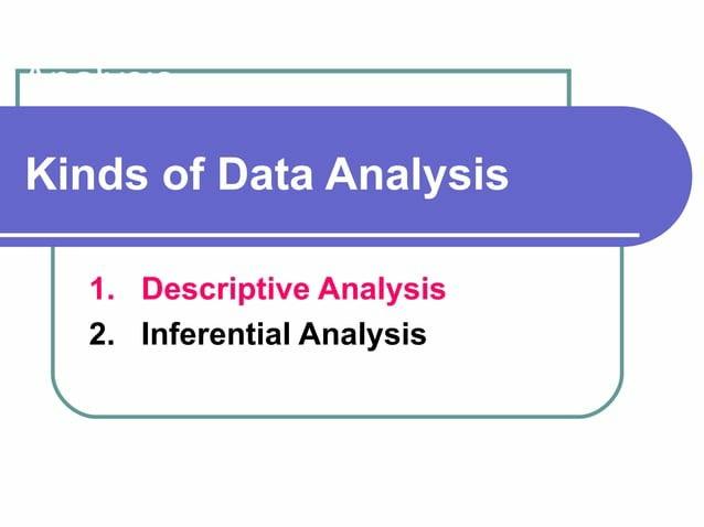 Chapter -DATA ANALYSIS Amp PRESENTATION by Tammy Velazquez - Issuu