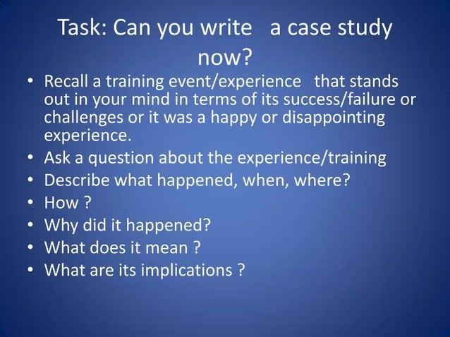 Case Study Writing by Denise Blair - Issuu