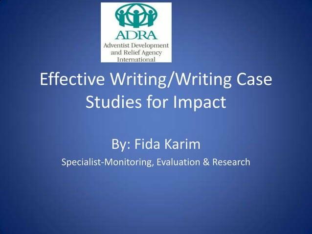 Case Study Writing by Denise Blair - Issuu