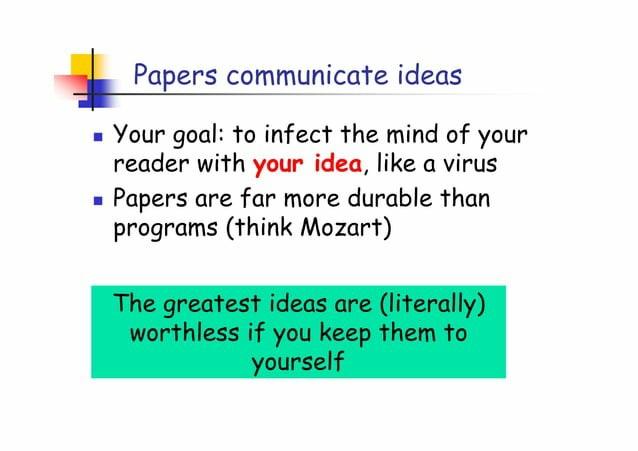 Write A Research Paper Howto - Good Presentation by Barbara Sanchez - Issuu