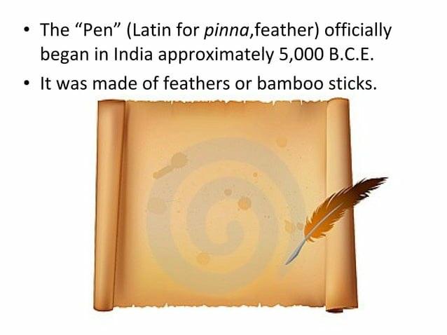 History Of Pens by Yngris Sepulveda - Issuu