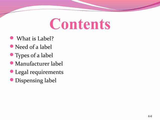 Pharmaceutical Labelling by Felicia Green - Issuu
