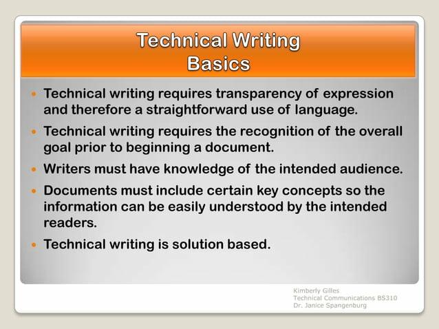 Technical Writing PowerPoint by Megan Koch - Issuu