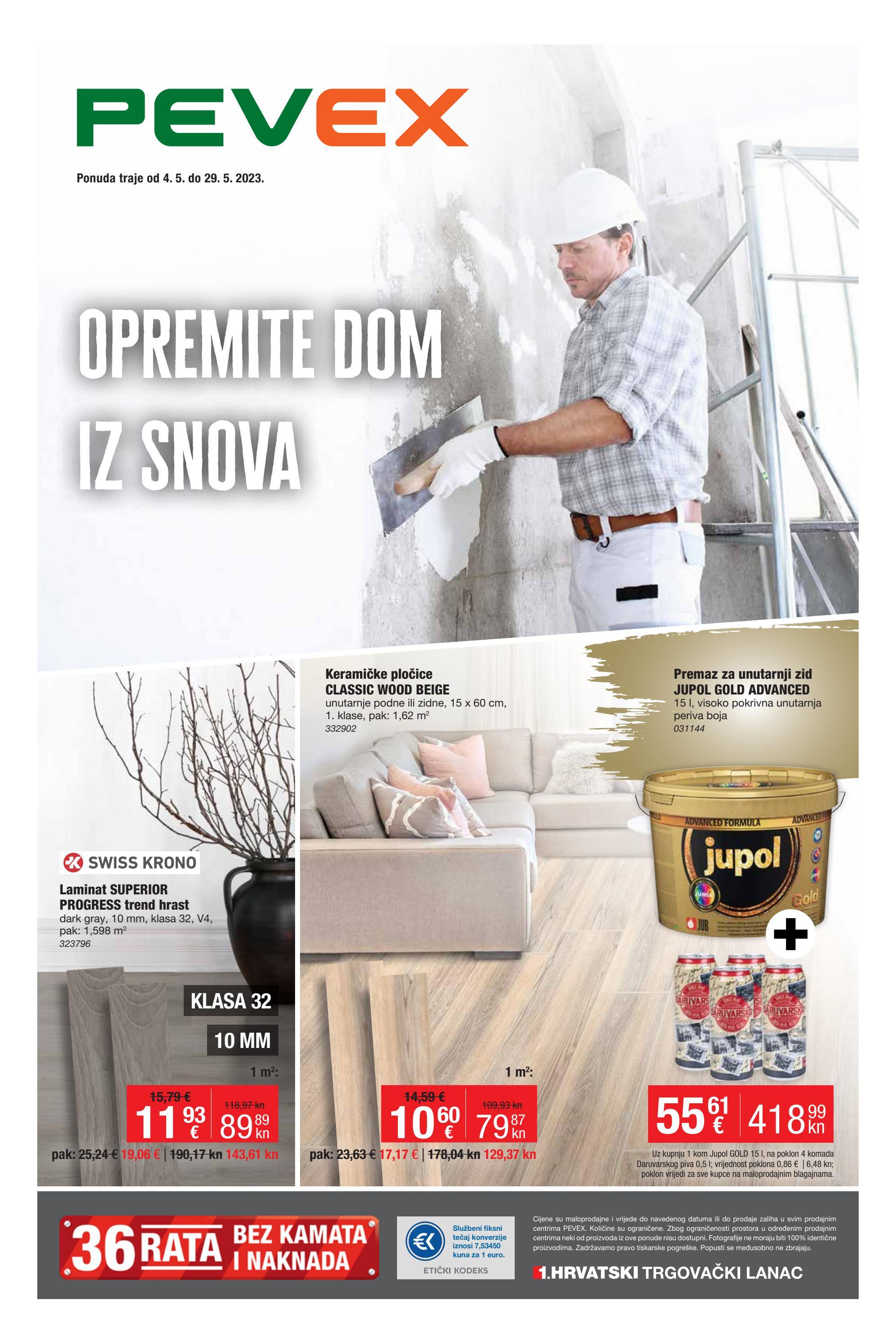 Pevex katalog Gradnja od 04.-29.05.2023. by Catalog.hr - Issuu