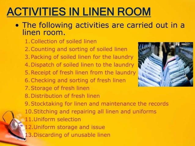 Linen Room In Housekeeping