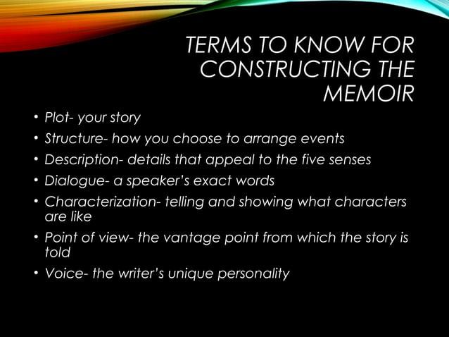 Writing The Memoir - Th Grade English by Isabel Miller - Issuu