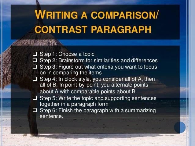 Contrast Comparison Paragraph by Jacki Bates - Issuu