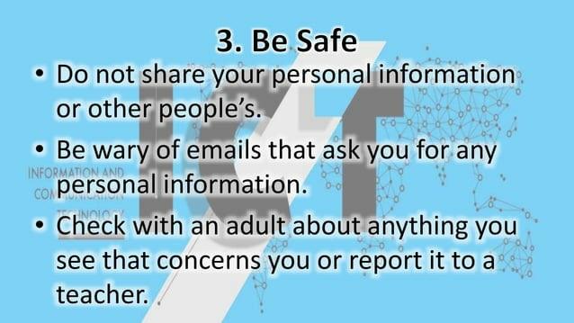 Safe And Responsible Use Of ICT by Jennifer Silva - Issuu